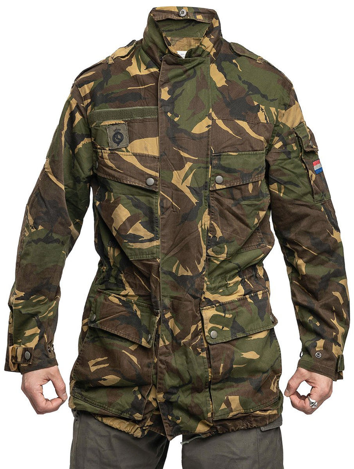 vintage Dutch Army parka shell Jacket military camouflage camo DPM 90s ...